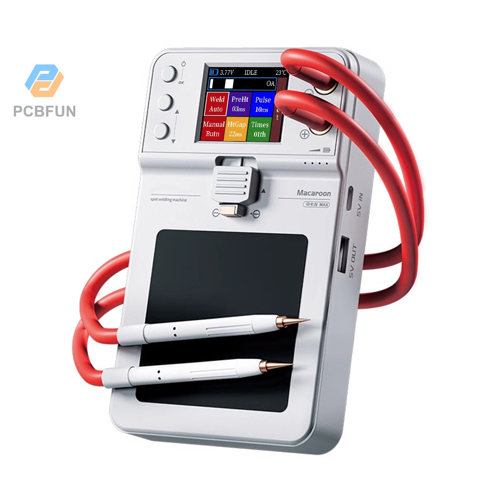 Pcbfun 2 Spot Welding Machine Adjustable 6 Speed Pulse Time Micro Spot ...