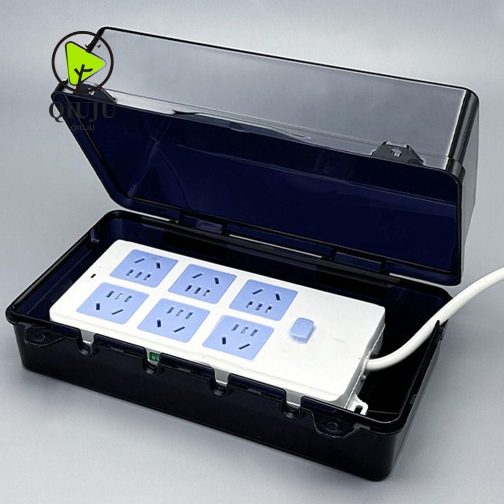QIUJUU Plug Box, Waterproof Plastic Extension Lead Cover, Durable ...