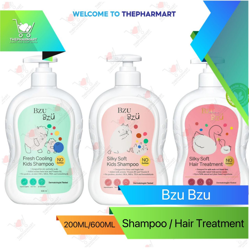 BZU BZU Hair Shampoo (600ML) BZU BZU Hair Treatment (600ML) | Shopee ...
