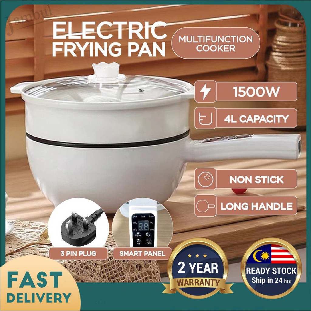 Wok Electric Frying Pan Non-Stick Pot Large Capacity Cooking Pot ...