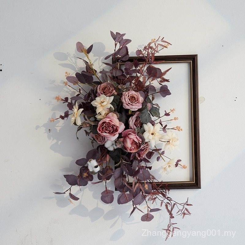 Selling saya Bunga tiruan retro stail Perancis mawar kreatif hiasan ...