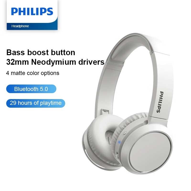 Philips Over-Ear Bluetooth Headphones TAH4205 | Shopee Malaysia