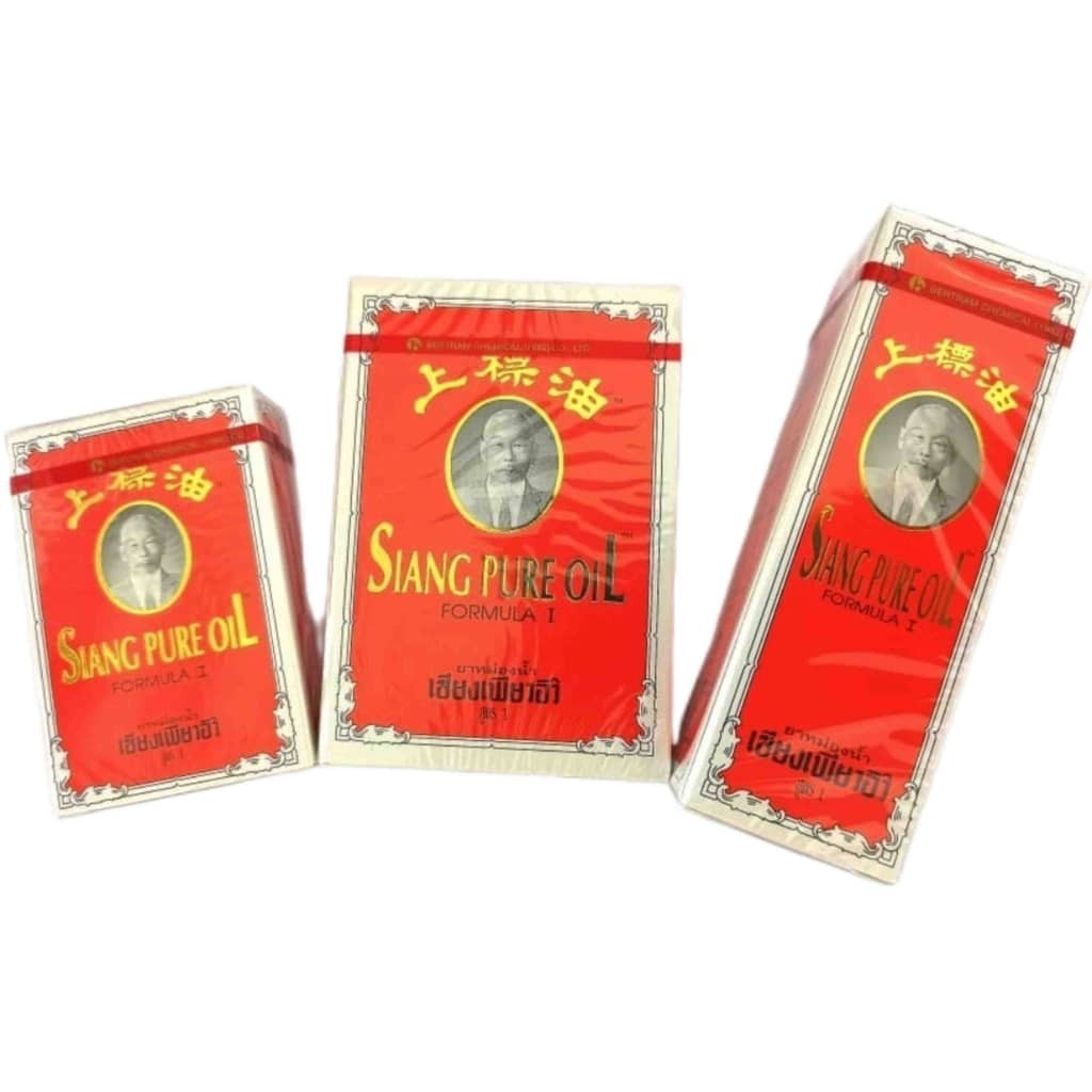 Siang Pure Oil Formula 1 (25ml / 7cc / 3cc) - Red Minyak Angin Siam ...