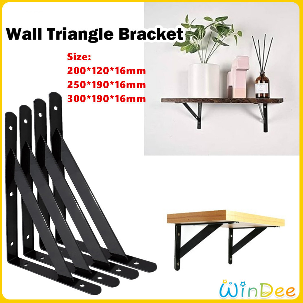 Wall Triangle Bracket Metal Angle Brackets L-Bar Table Support Bench ...