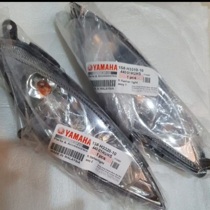 YAMAHA LC135 V1 SIGNAL SET / 135LC FRONT FLASHER LIGHT / LAMPU ISYARAT / 5YP/1S8/135LC 1S8 H3310 ...