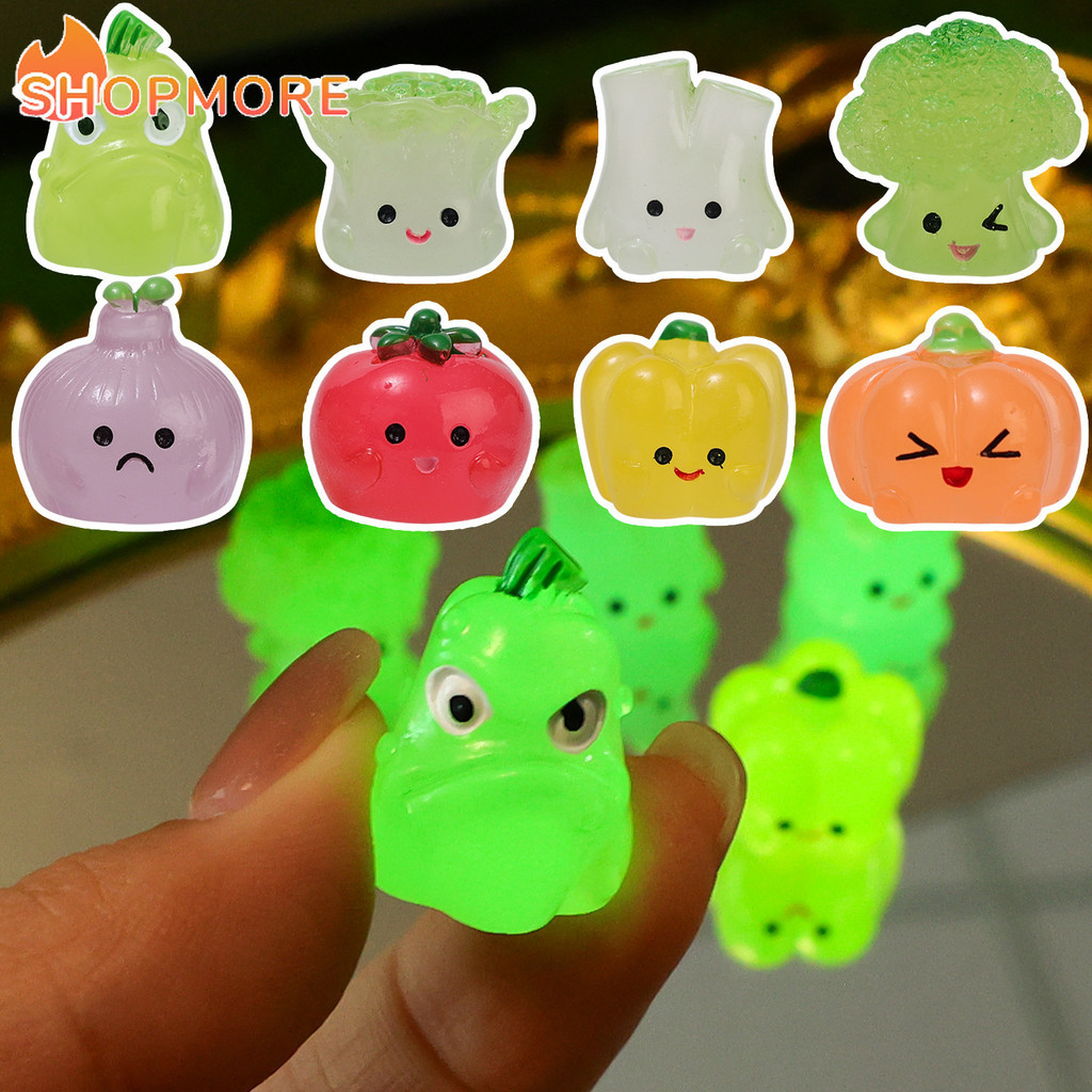 DIY Simulation Vegetable Luminous Desktop Decor - Cute Vegetable ...