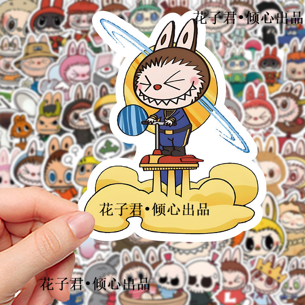 [1401 Person Collection] 106 Sheets New Cute Labubu Labubu Stickers Two ...