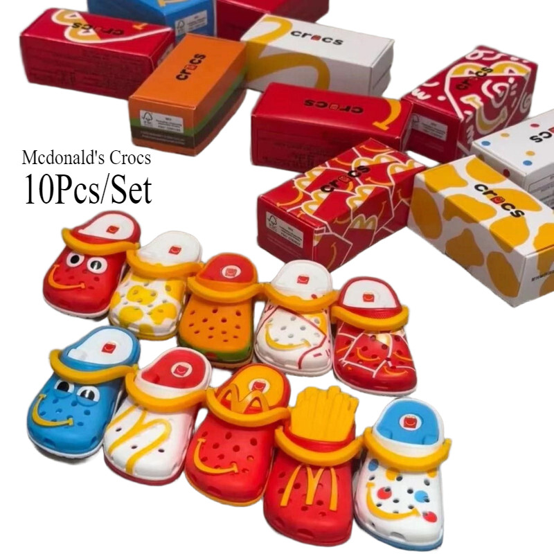 Mcdonalds Crocs Keychain Mini Mcdo Crocs Keychain Happy Meal McDonald's ...