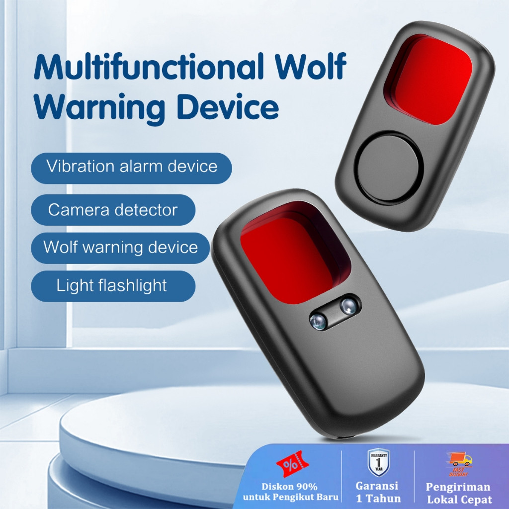 4 In 1 Camera Detector With LED Lamp Safety Alarm Device Vibration ...
