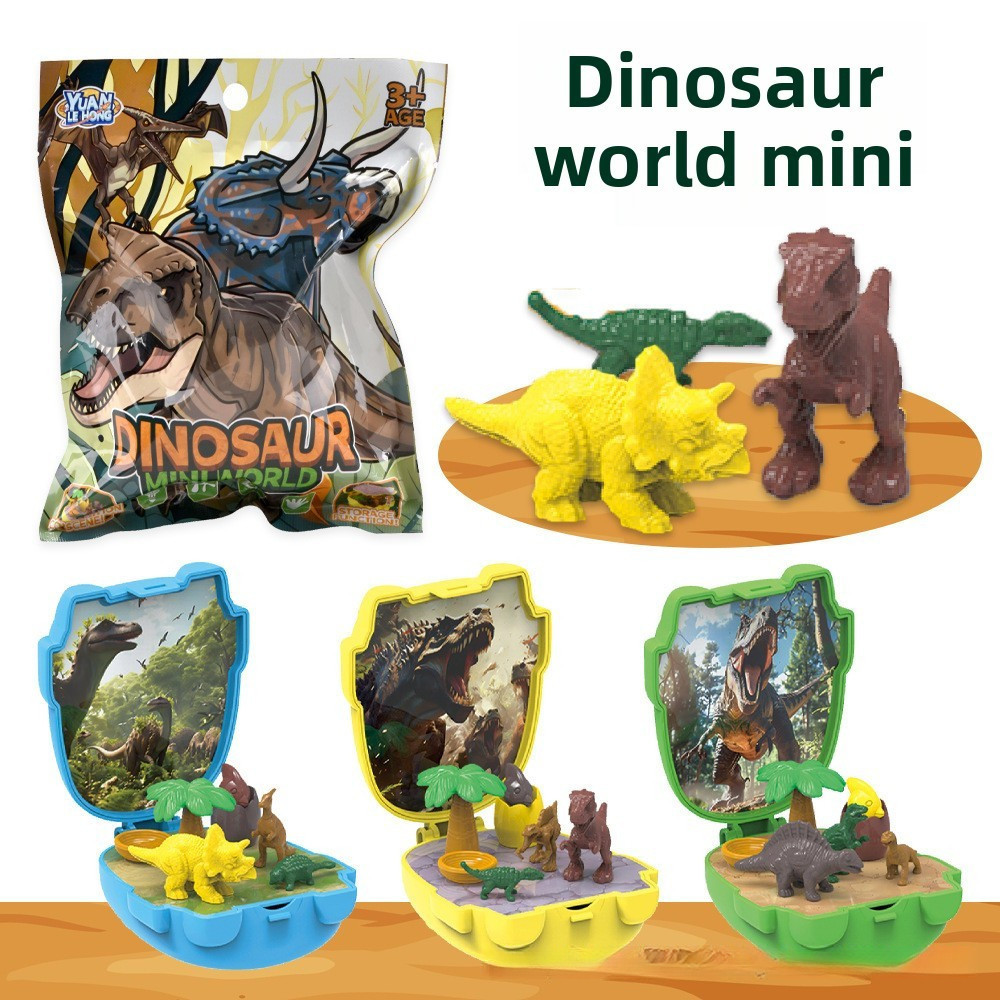 Micro Scene Toy Set Dinosaur Tyrannosaurus Rex Simulation Model ...