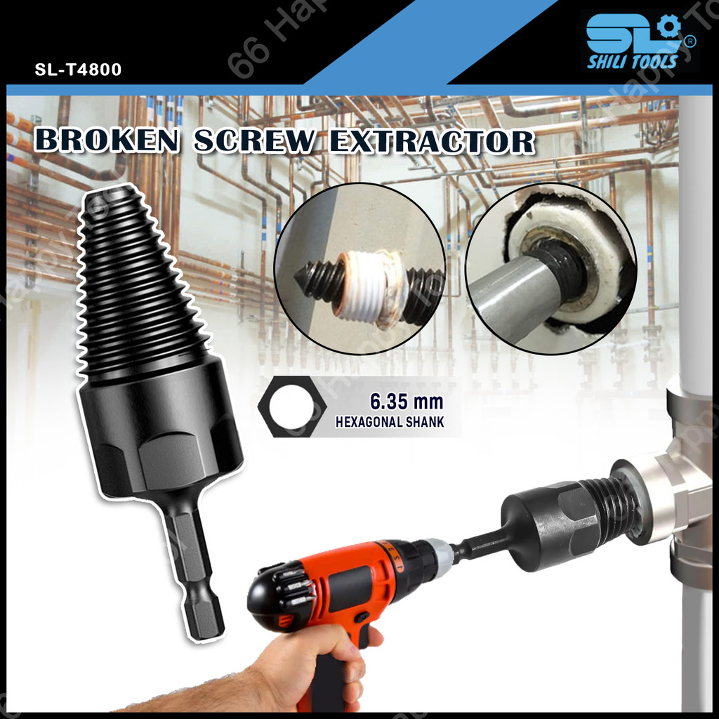 Shili Tools Pipe Extractor SL-T4800 1/2" 3/4" Remover Tool Damaged ...
