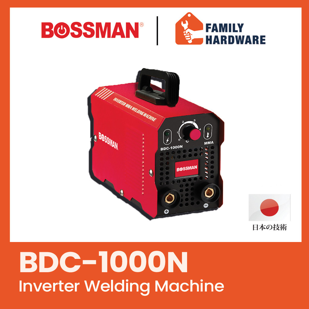 BOSSMAN BDC-1000N MMA INVERTER WELDING MACHINE PORTABLE WELDING MACHINE ...