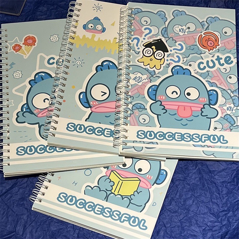 Cute Ugly Fish Thickened A5 Book Cartoon Student Coil Notebook | Shopee ...