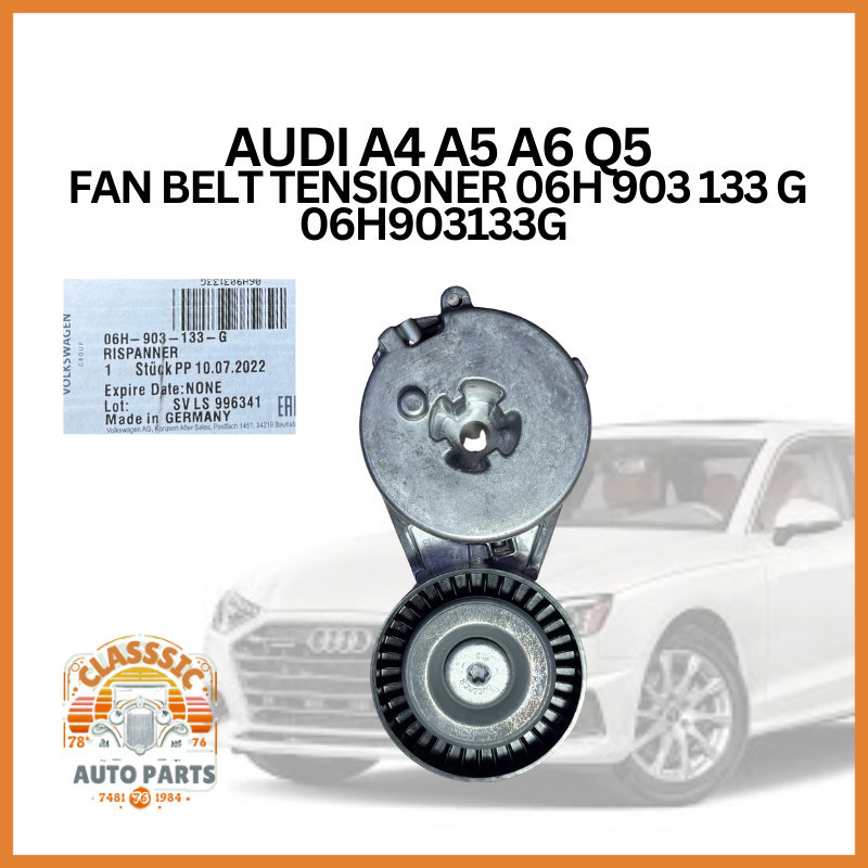 AUDI A4 A5 A6 Q5 FAN BELT TENSIONER 06H 903 133 G 06H903133G | Shopee ...