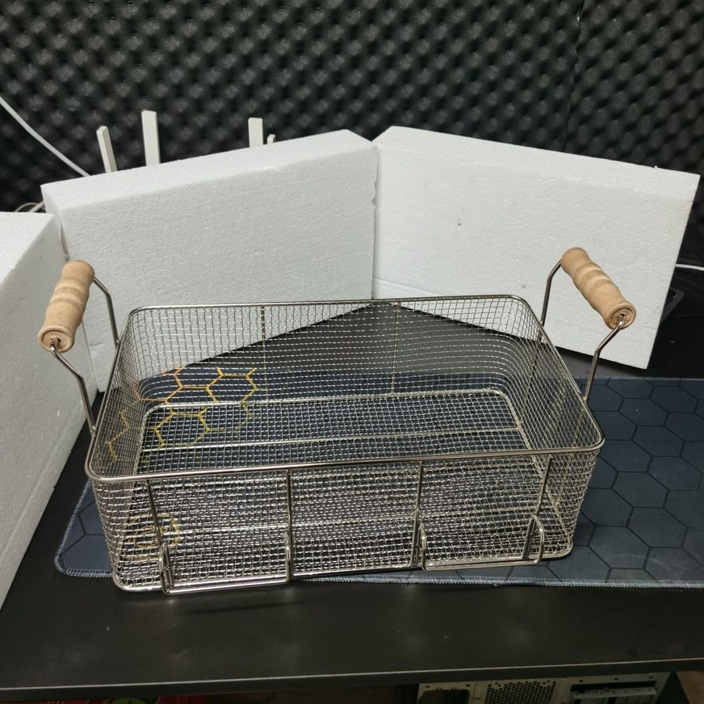 Stainless steel commercial fritters basket slag basket net basket fried ...