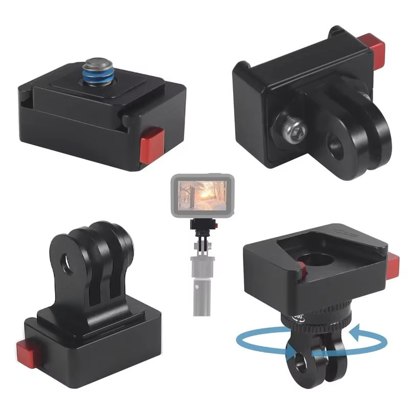 1/4" Screw Tripod Mount Quick Release Clamp Fast Switch Slide Plate for ...
