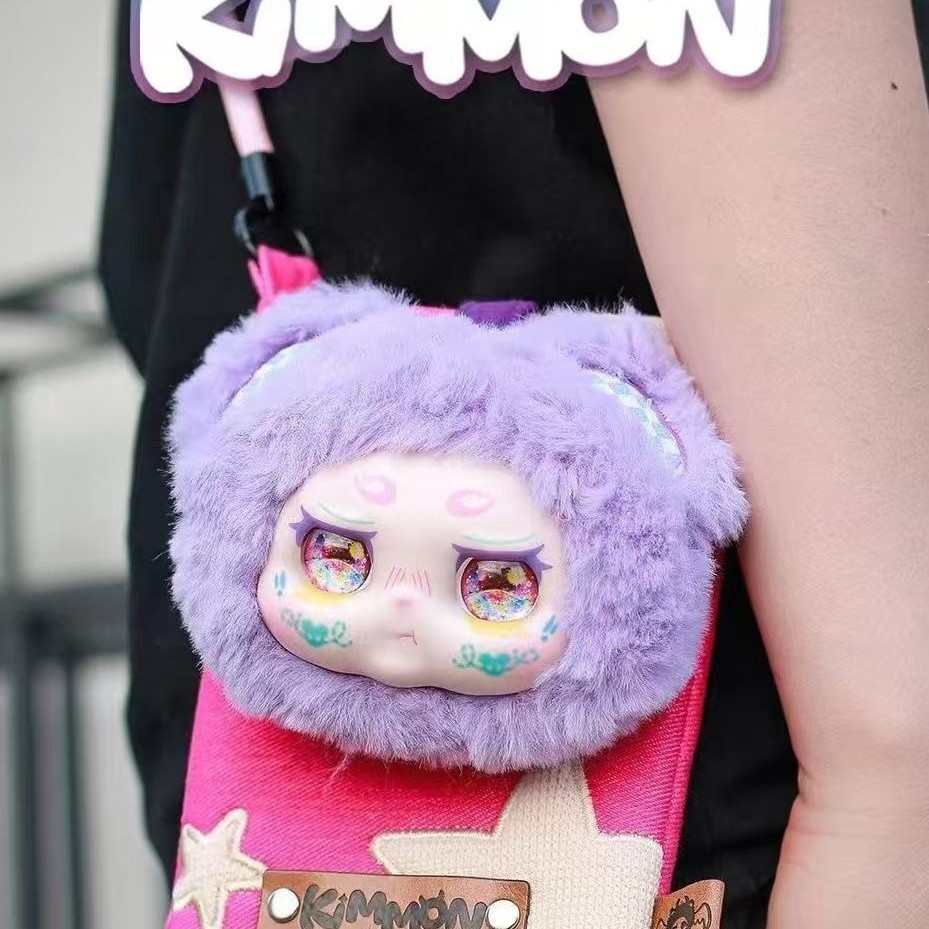 Genuine KIMMON fashion cross-baby bag Blind box official art toy ...