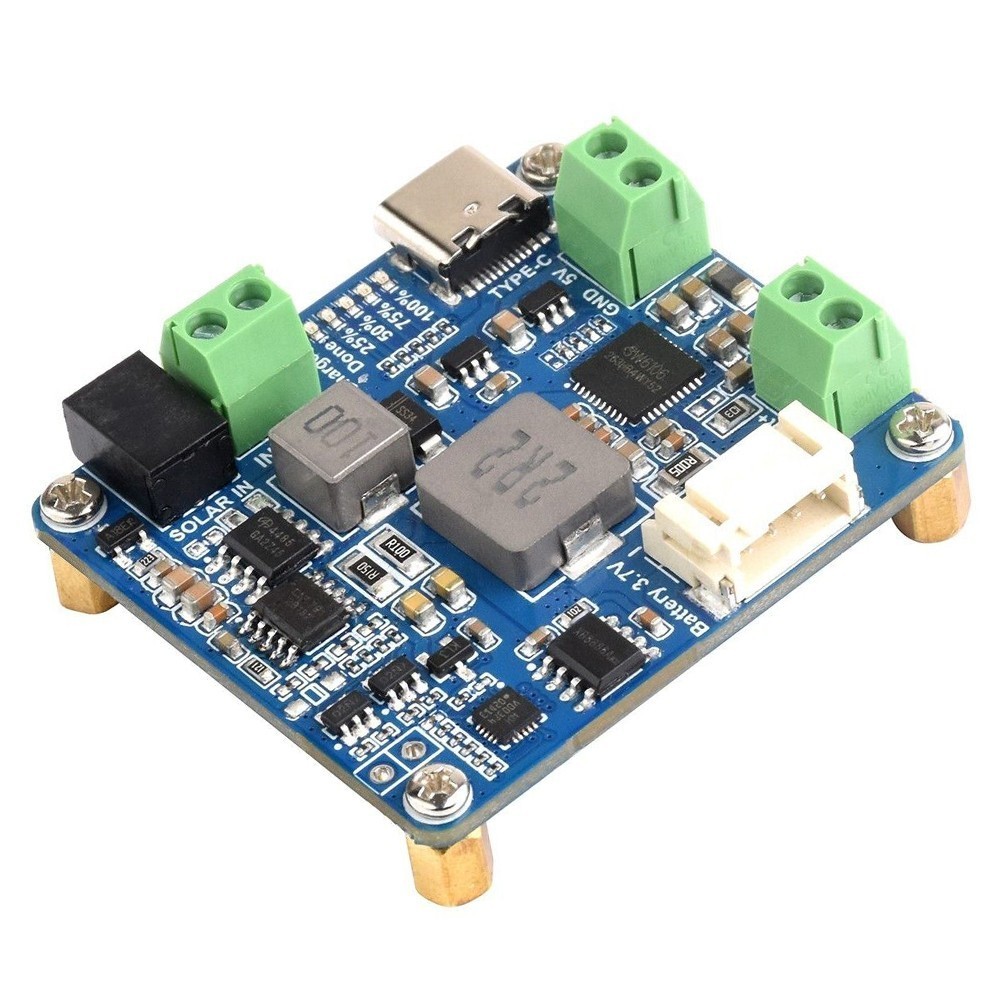 Waveshare Solar Power Manager (D) Advanced MPPT 6V~24V Solar Panel ...