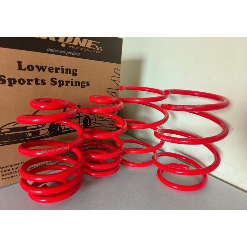 Perodua Myvi New 2018 Lowered Sport Coil Spring (Red) | Shopee Malaysia
