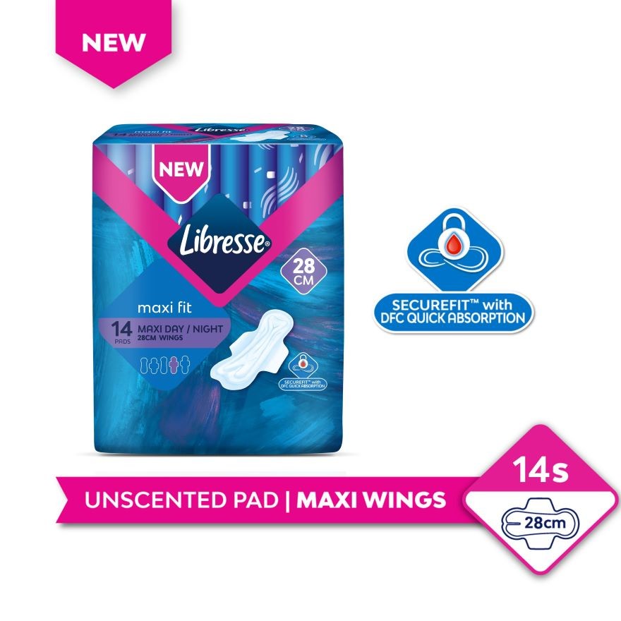 Libresse Maxi Wings 28cm 14s | Shopee Malaysia
