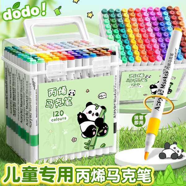 colour pencil pencil warna Pen penanda akrilik panda untuk pelajar ...
