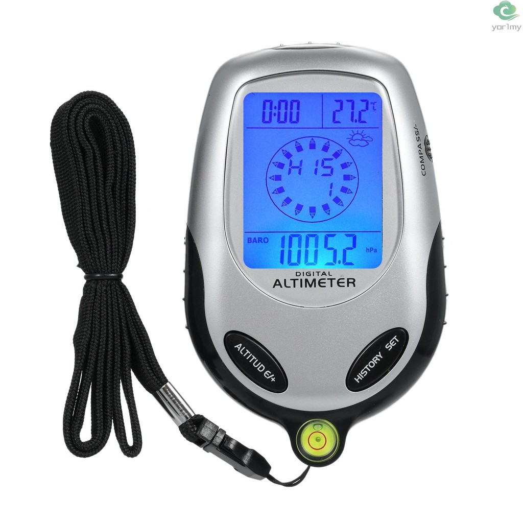 8-in-1 Electronic Handheld Altimeter Compass Barometer Thermometer ...