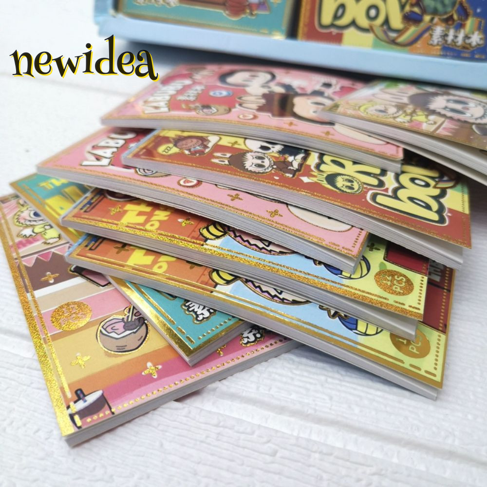 NEWIDEA 1 PCS Labubu Sticker, POP MART Cute Labubu Stiker Toys, Fashion ...