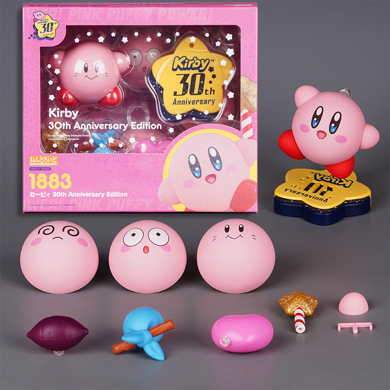 Kirby Action Figure With magnet Nendoroid Kirby 30th Anniversary ...