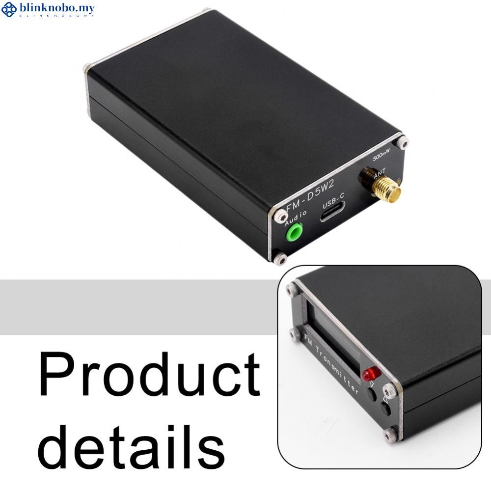 User Friendly FM Transmitter with Type C Port and Compact Design for ...