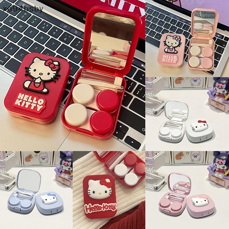 xo94bsby 2024 New Original Hello Kitty Red Contact Lens Box Cute ...