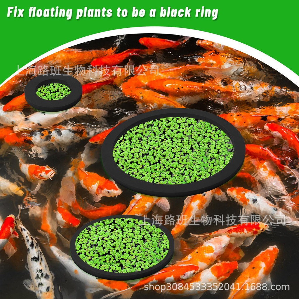 80-200mm Aquarium Floating Plant Tank Fish Tank Straw Blocking Ring Set ...