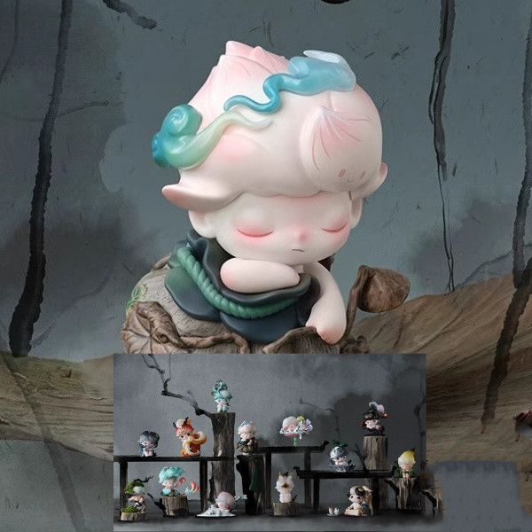 HGTOYS ★ [Optional] [Authentic] POPMART DIMOO A glass of wind and moon ...