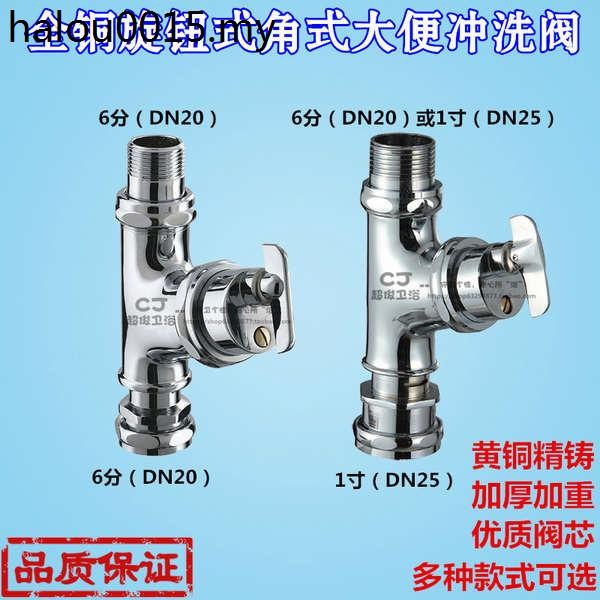 All Copper Old-fashioned Knob Flush Valve Flush Valve Toilet Squat ...