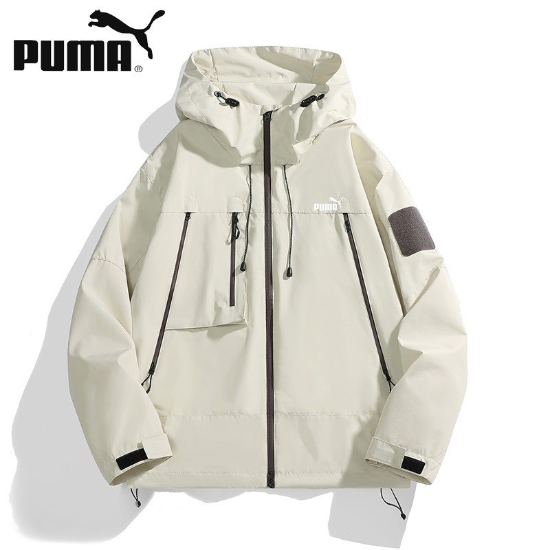 Puma Dropped-shoulder hooded jacket for men high quality waterproof ...