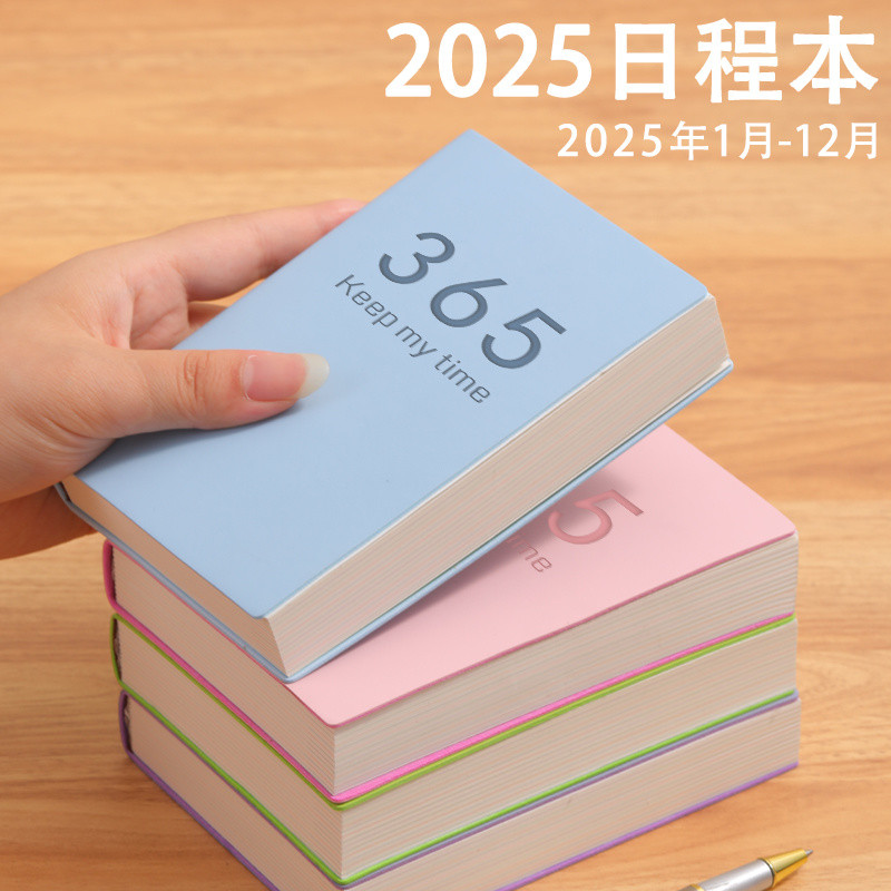 2025 Schedule Notebook Daily Plan Work Notes Self-Discipline Clock Card ...
