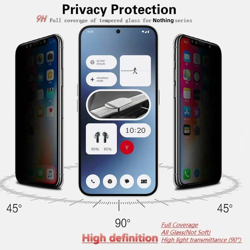 Full Privacy Glass For Nothing Phone 1 2 2A Plus 3A Pro | Shopee Malaysia
