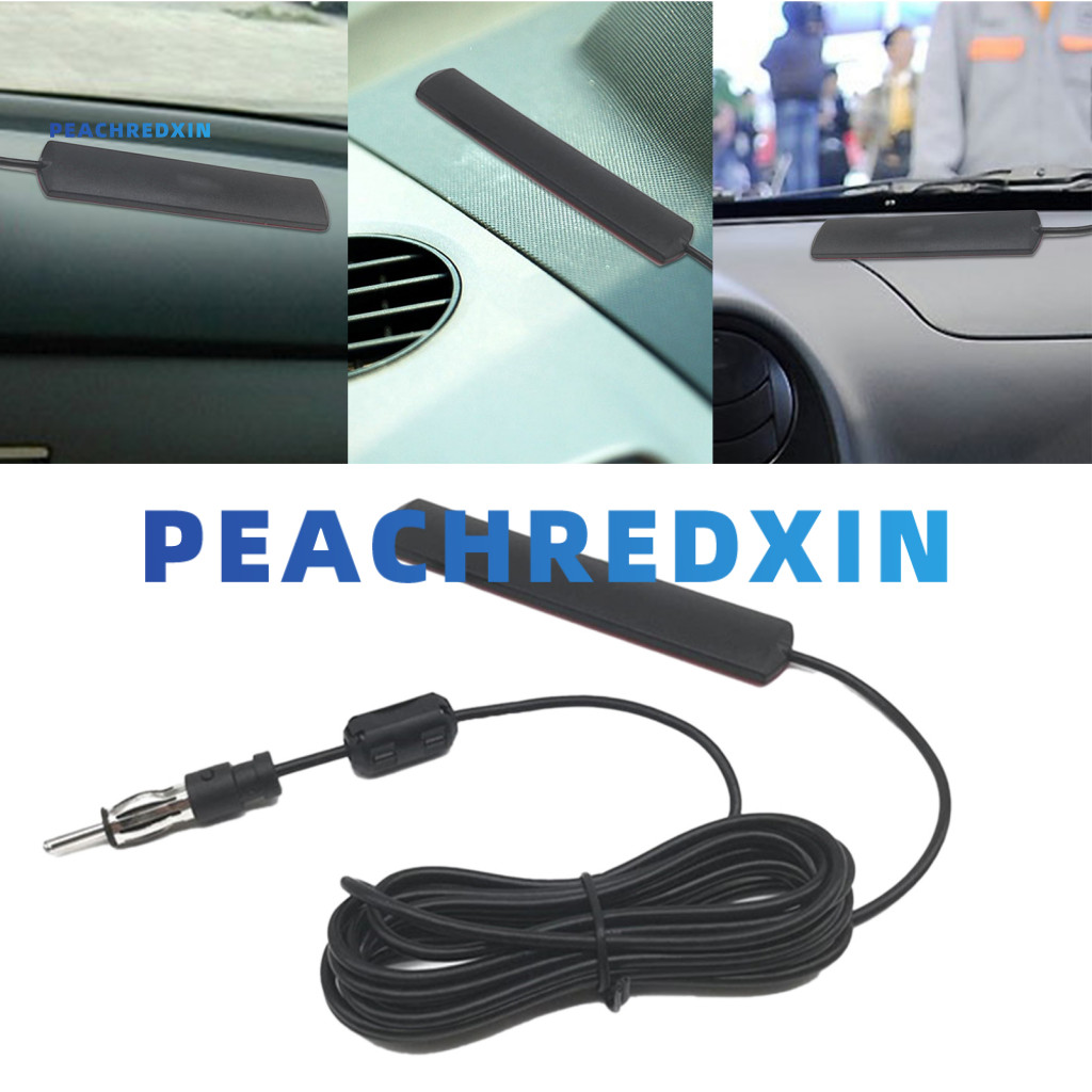[♥Heart] ANT-001 FM Antenna Easy Installation Plug Play ABS Car Radio ...