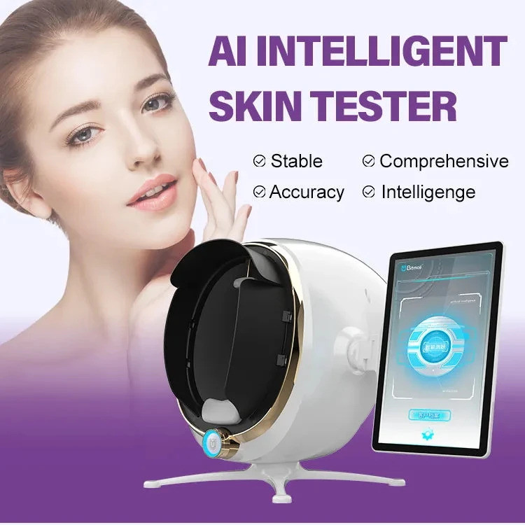 2025 New Skin Diagnosis System Smart Magic Mirror Face Scanner 3D ...