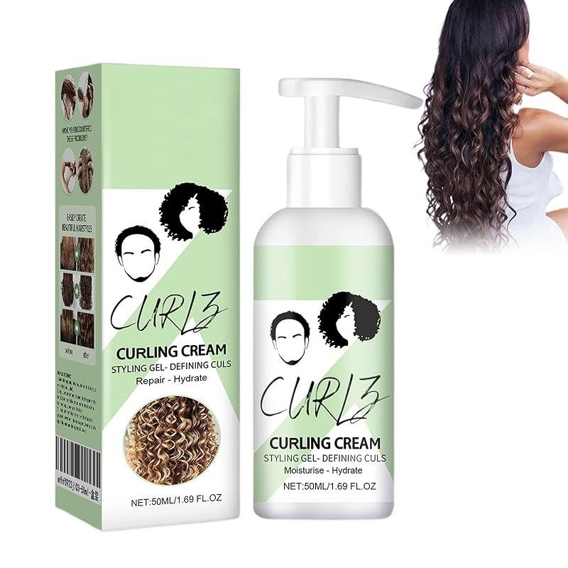 Curl Defining Cream, Curl Cream, Moisturizing, Smoothing for All ...