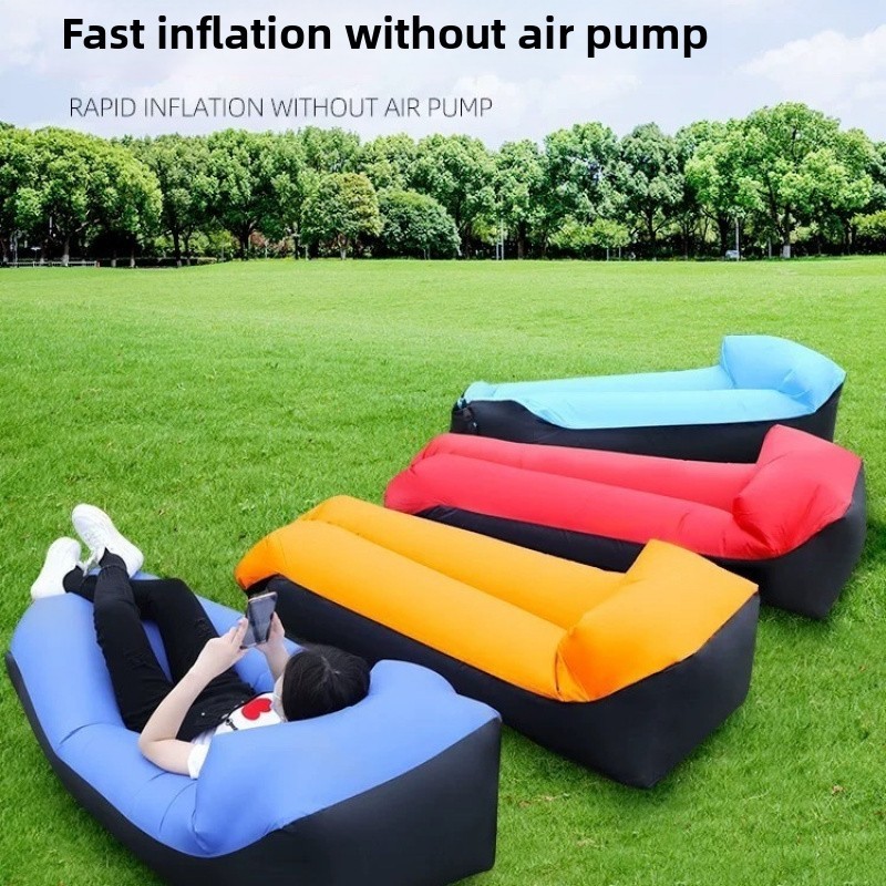 Camping Inflatable Sofa Lazy Inflatable Sofa Foldable Portable ...
