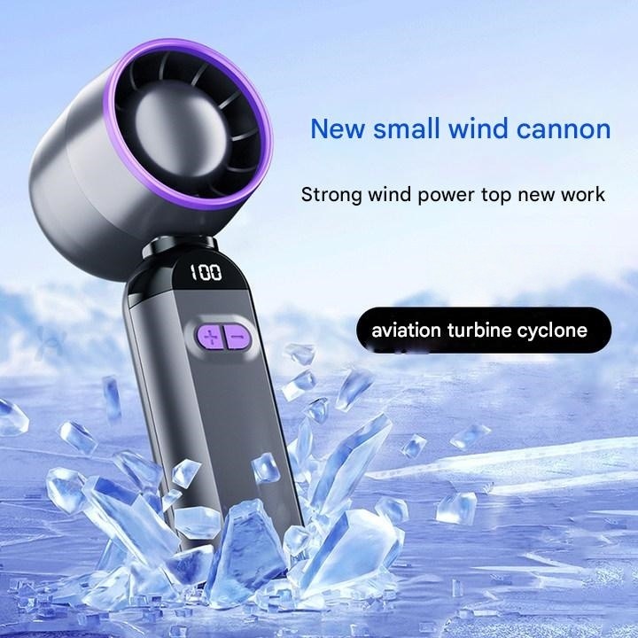 Ultra-high speed small wind gun strong wind handheld small fan ...