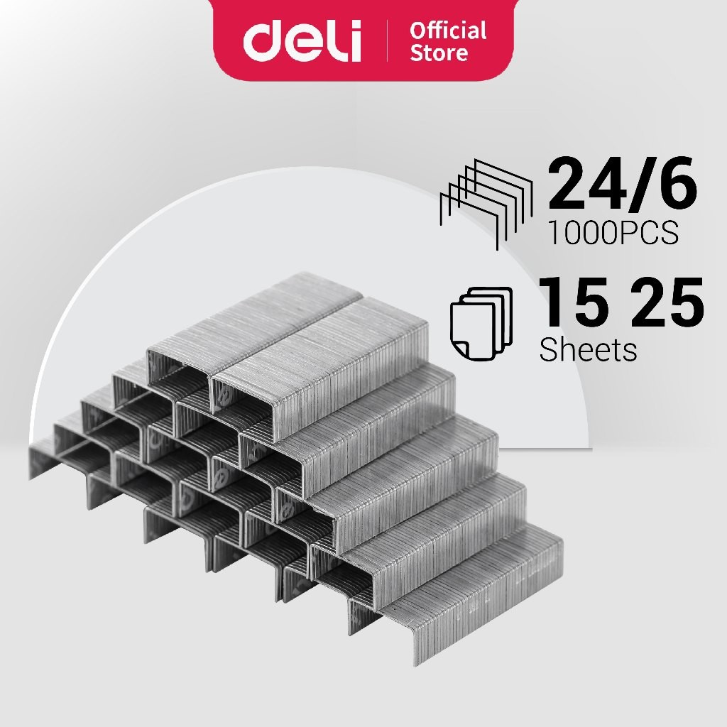 Deli No.10 24/6 Stapler Bullet Ubat Stapler Staples Dawai Kokot (1 BOX ...