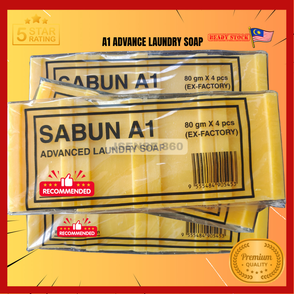 READY STOCK Sabun chocolate bar A1 Advance Laundry Soap Sabun Basuh ...
