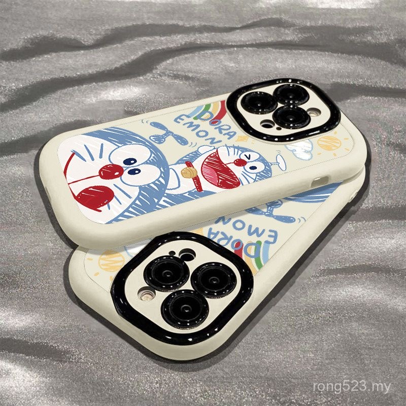 Japanese Comic Painting Doraemon Creative Flexible Phone Case Suitable ...
