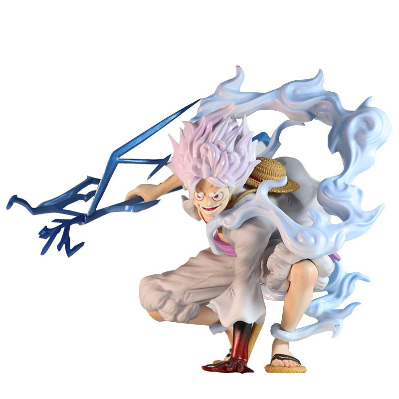 One Piece Sun God Nika Luffy Awakening Form Squatting Pose Boxed Anime ...