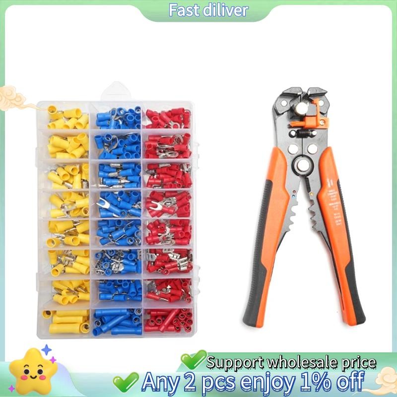 GT-Wire Crimping Tool Set,Crimp Spade Terminal Assorted Electrical Wire ...