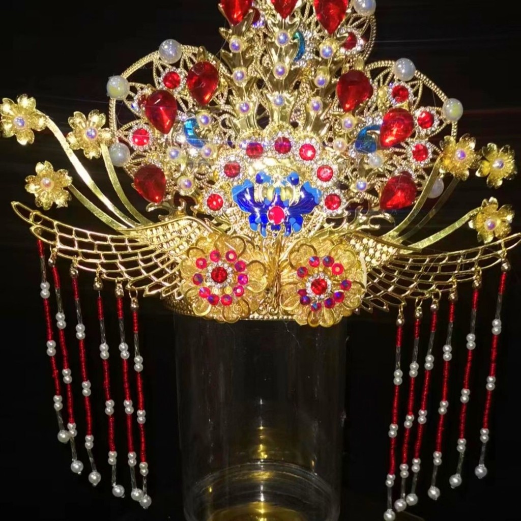 Jiutian Xuannv Phoenix Crown 16 卍 63cm 87cm Grandma Taishan Nine-Tailed ...