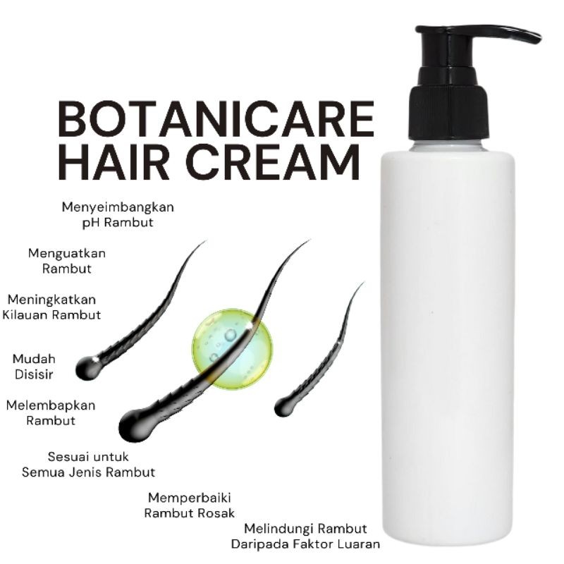 Clear Stock Botanicare Hair Cream 180ml | Shopee Malaysia