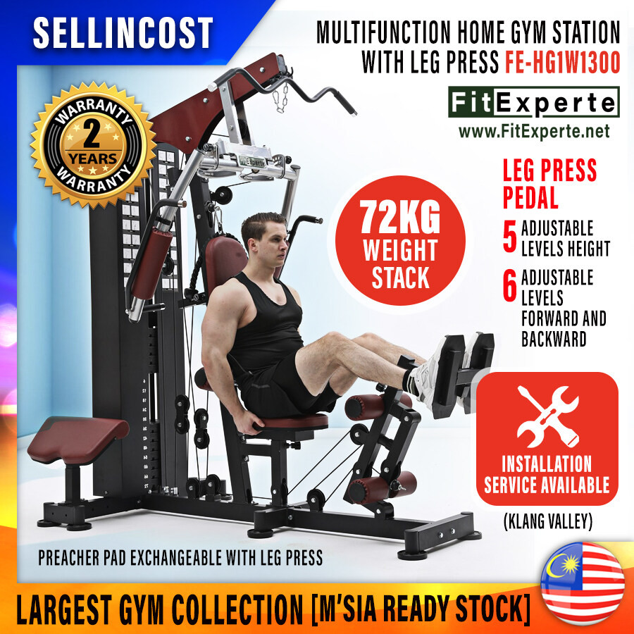 FREE SHIPPING SellinCost FitExperte Home Gym Station 72kg Weight Stack ...