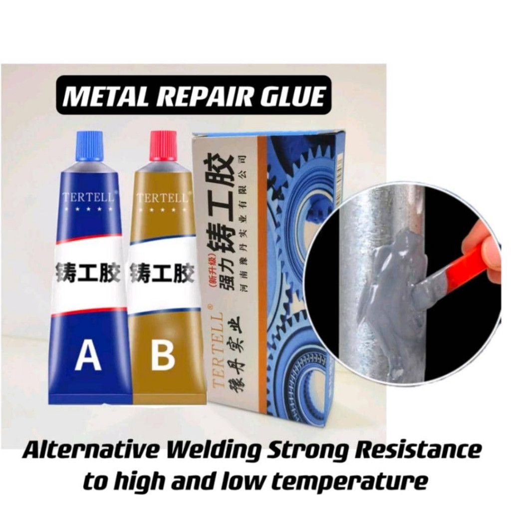 100g High Temperature AB Glue Metal Repair Glue Cast Strength Repairing ...